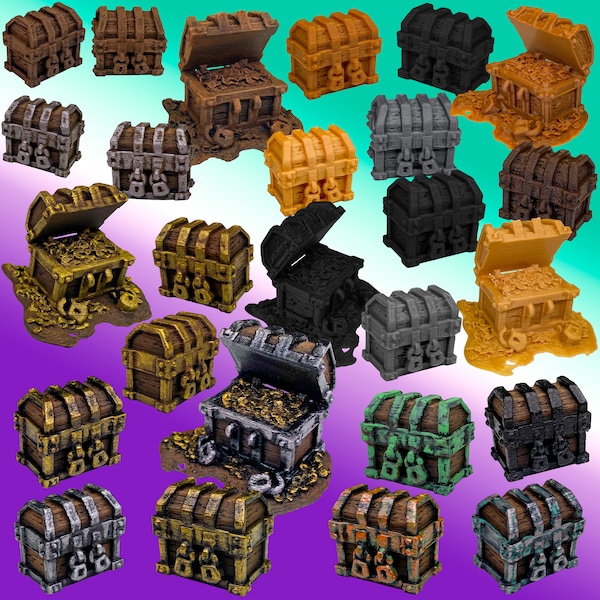 Mini Treasure Chest - Etsy