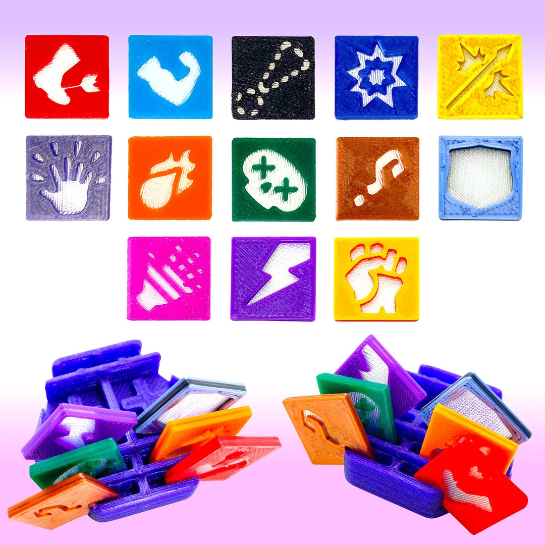 Gloomhaven 1E Condition Tokens – Status Effects, 3D Printed PLA - Etsy