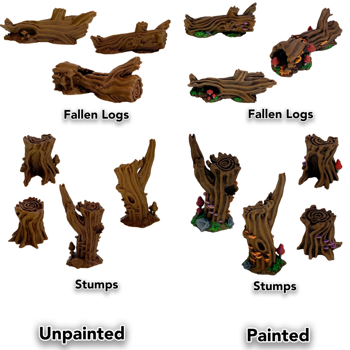 Gloomhaven HD Bush Walls Trees Logs Stumps Fog Doors Web - Etsy