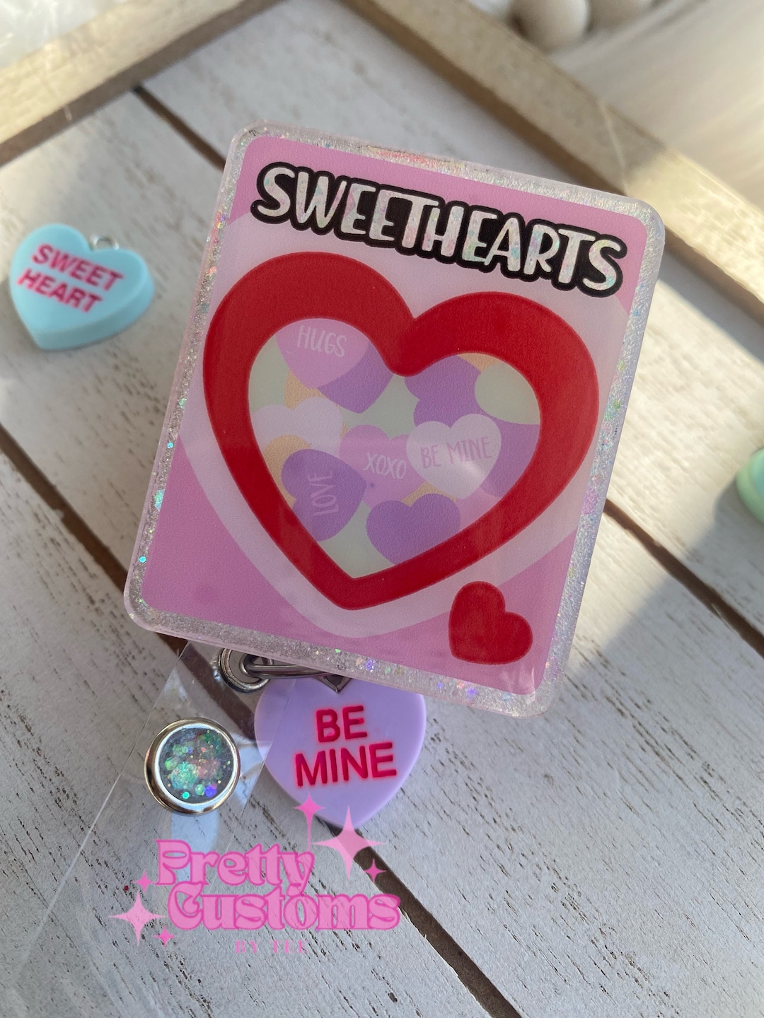 Valentines Badge Reel, Cute Badge Reel, Conversation , Sweethearts ...