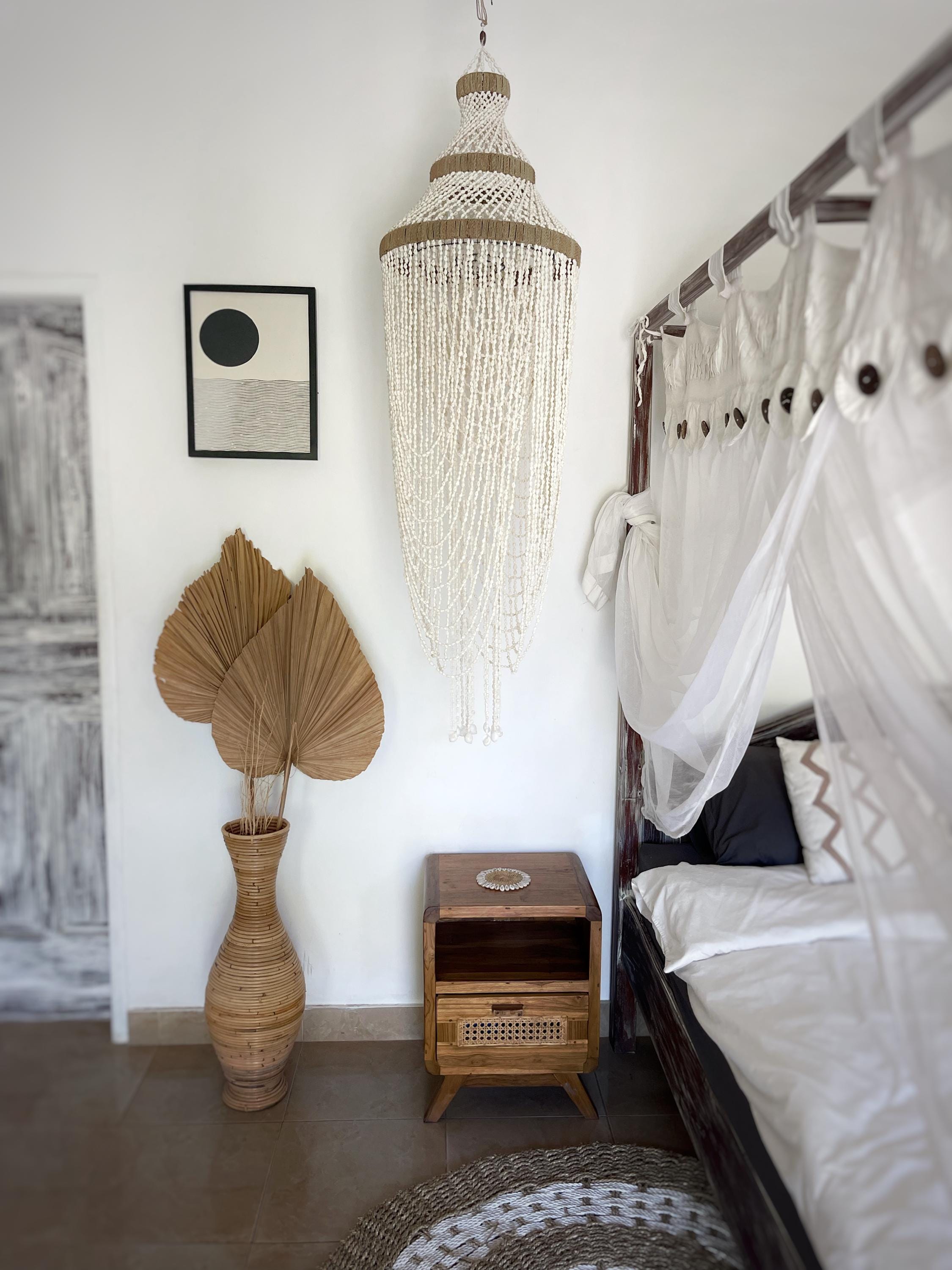 Sea Shell Chandelier Large, Shell Light Pendant, Lampshade Seashell ...