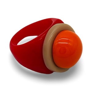 Vintage 1960s MOD Statement Rings, Authentic 60s Mod Rings, 60s ...