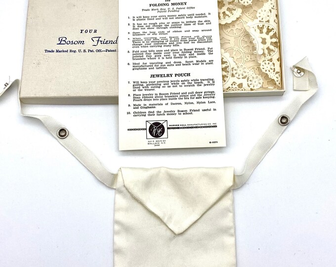 Vintage 1950s Bosom Buddy Bra Sachet New in Original Box, 1950s Vintage ...