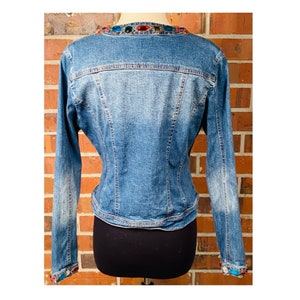 Vintage 1980s Jeweled Jean Jacket 80s blinged out gems denim | Etsy