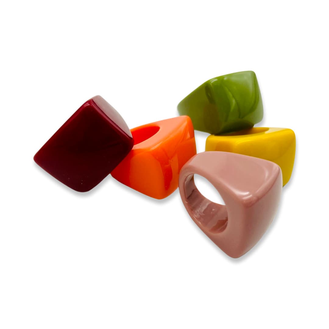 Vintage 1960s MOD Statement Rings, Authentic 60s Mod Rings, 60s Twiggy ...