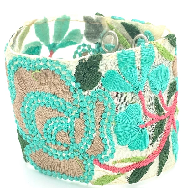 Embroidered Cuff - Etsy