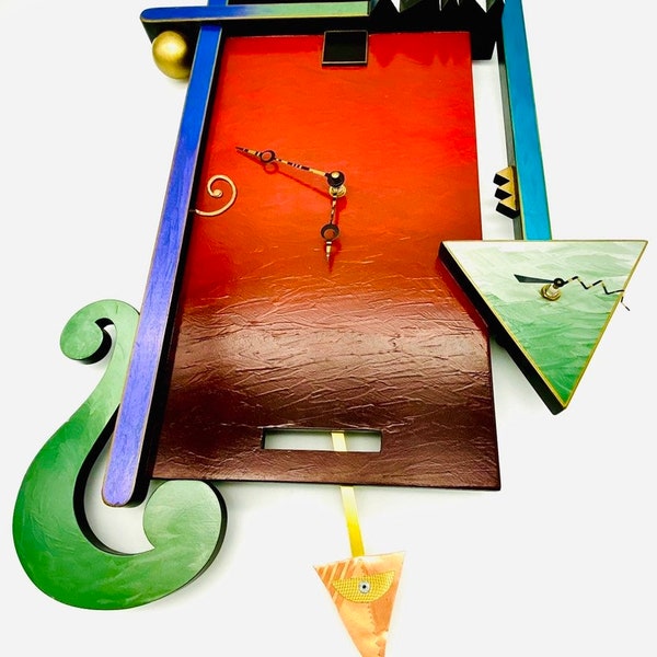 80s Wall Clock - Etsy