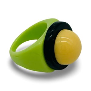 Vintage 1960s MOD Statement Rings, Authentic 60s Mod Rings, 60s ...