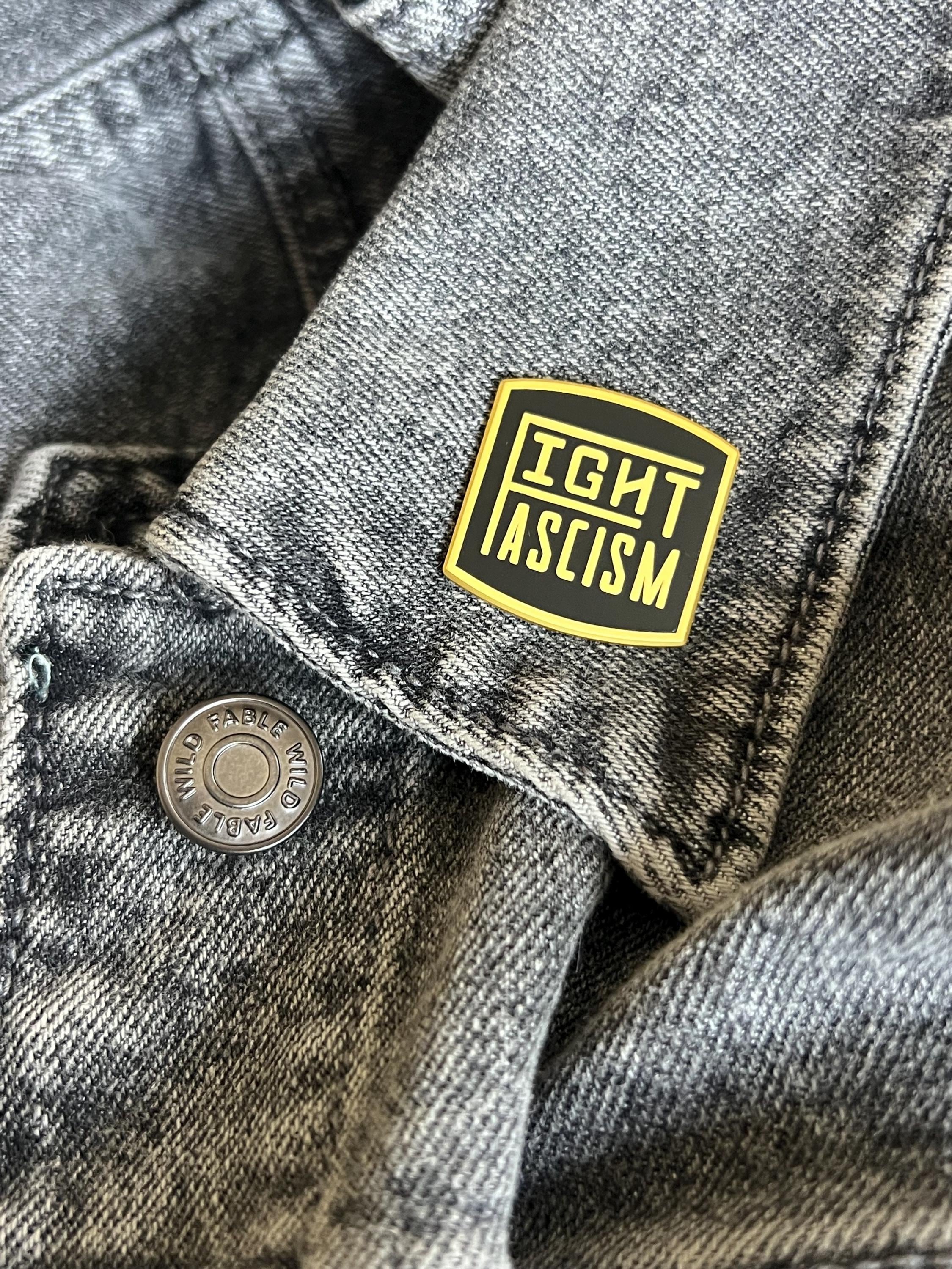 Fight Fascism Hard Enamel Pin, Anti Fascist, Protest Pins, Activism ...