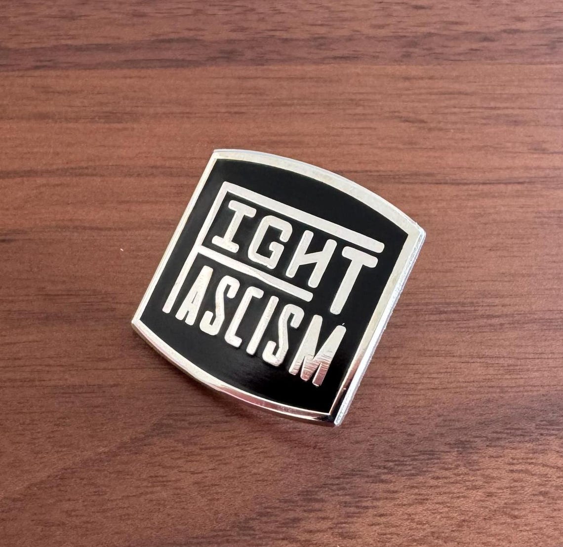 Fight Fascism Hard Enamel Pin, Anti Fascist, Protest Pins, Activism ...