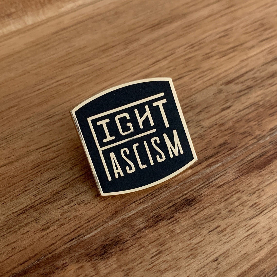 Fight Fascism Hard Enamel Pin, Anti Fascist, Protest Pins, Activism ...