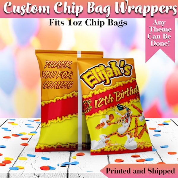 Hot Cheetos Bag Template Canva - Etsy