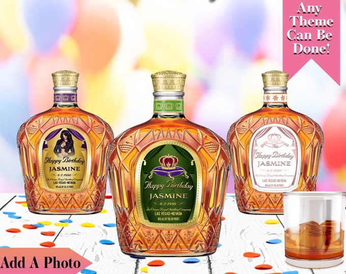 Custom Whiskey Labels Print and Ship - Etsy