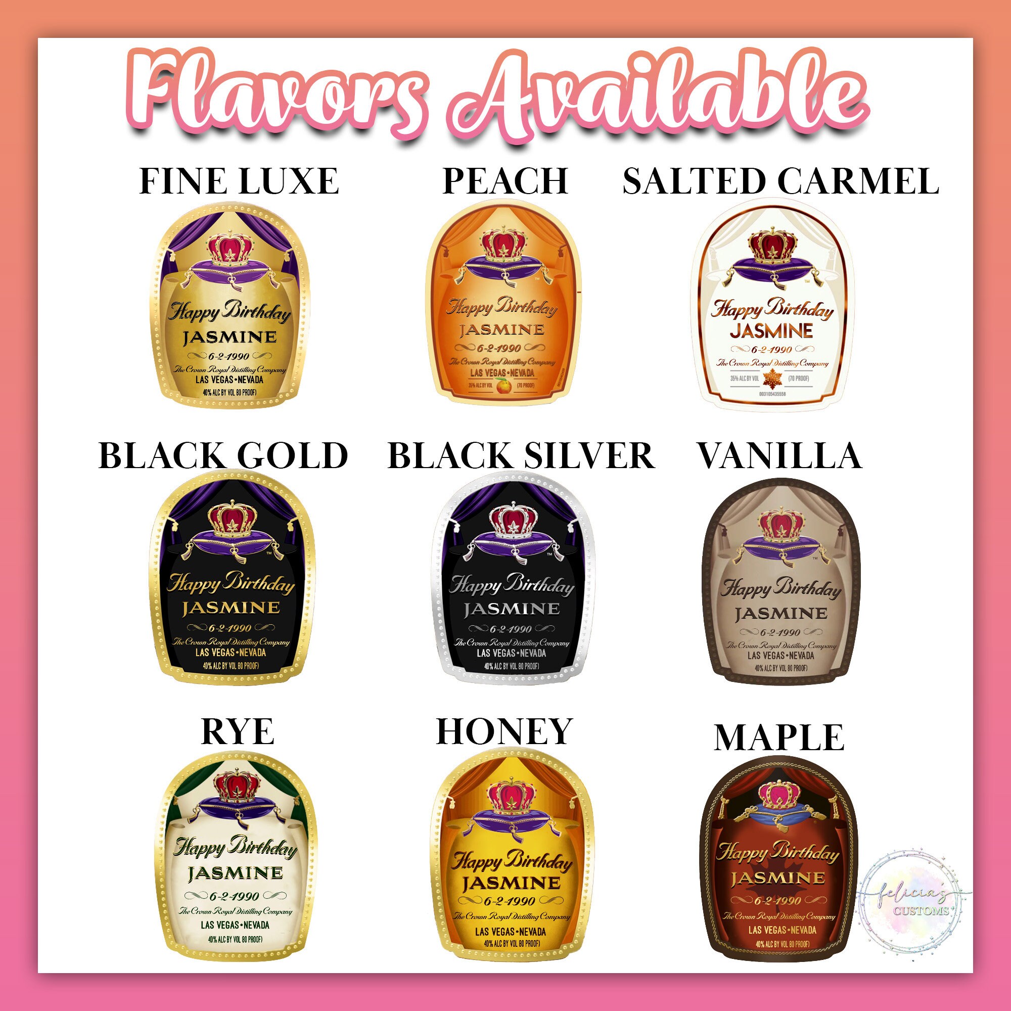 Custom Whiskey Labels Print and Ship - Etsy