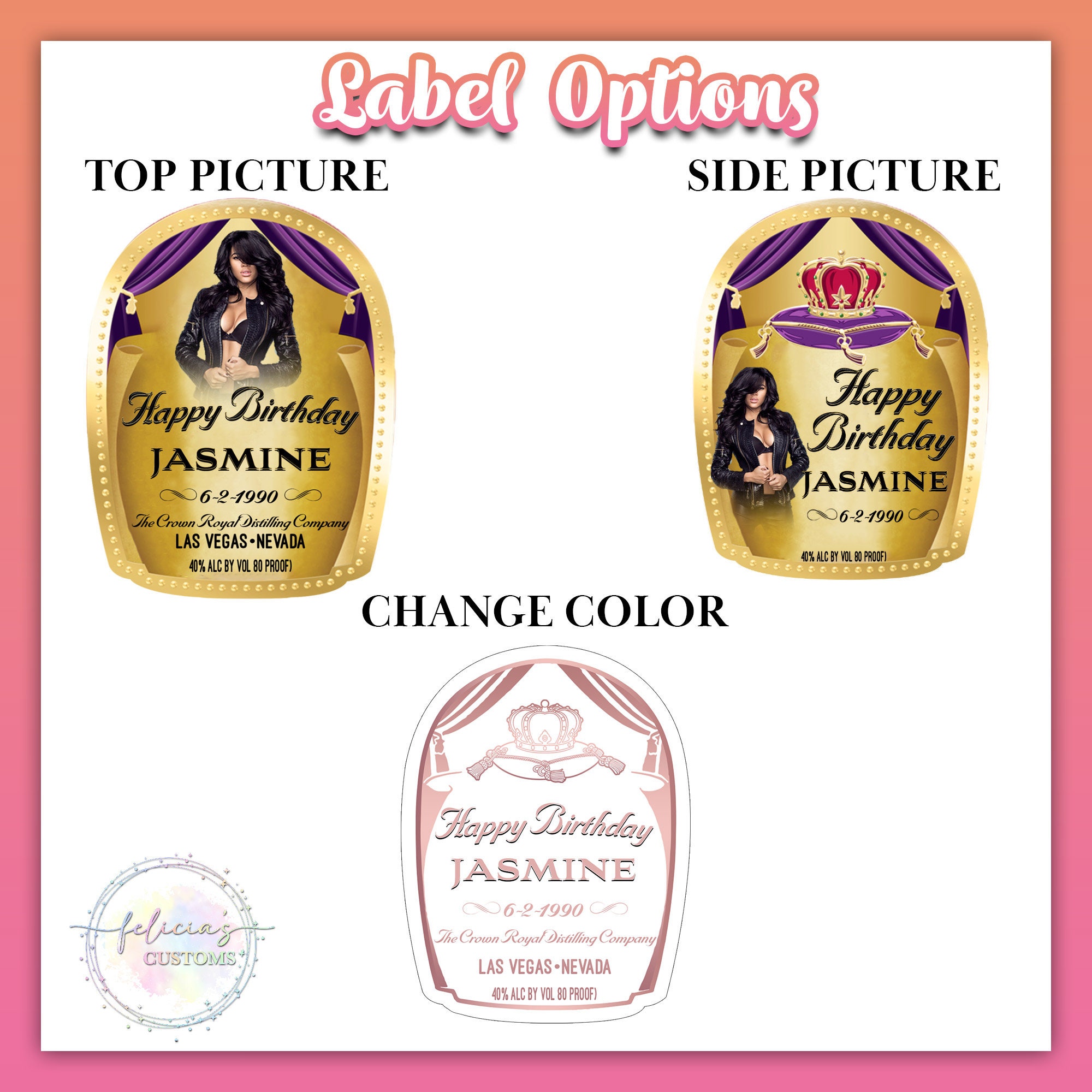 Custom Whiskey Labels Print and Ship - Etsy