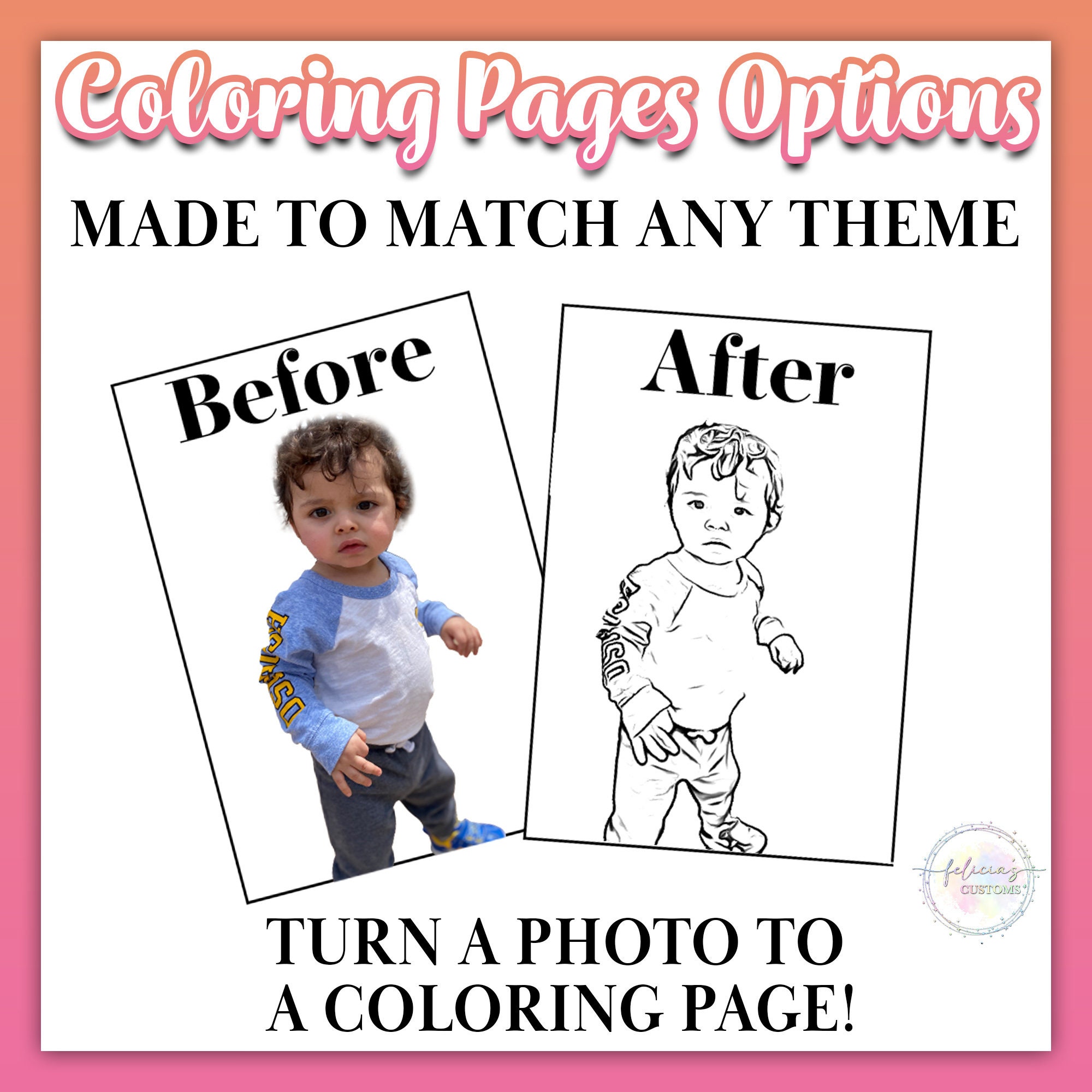 Custom Coloring Book Personalized Printed and Shipped - Etsy