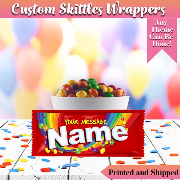 Skittles Template - Etsy
