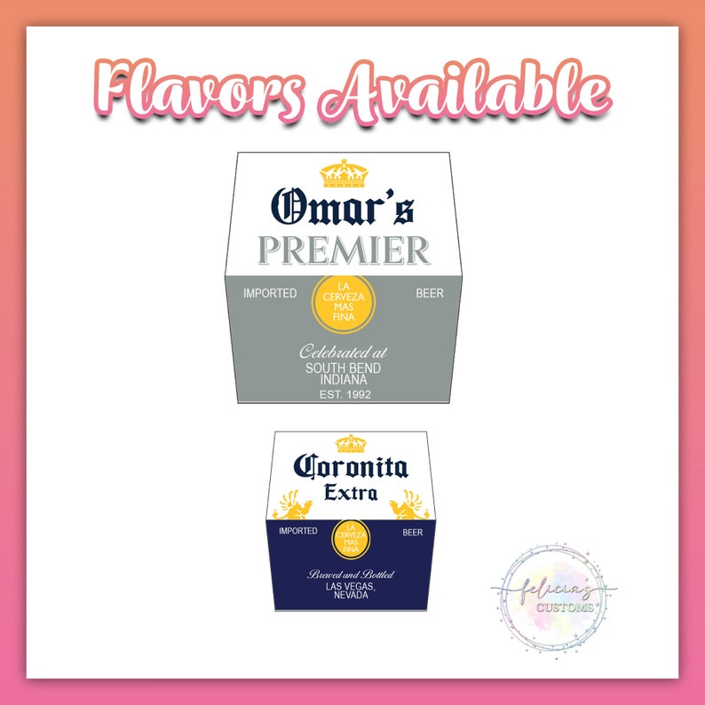 Custom Corona Beer Labels Print and Ship - Etsy