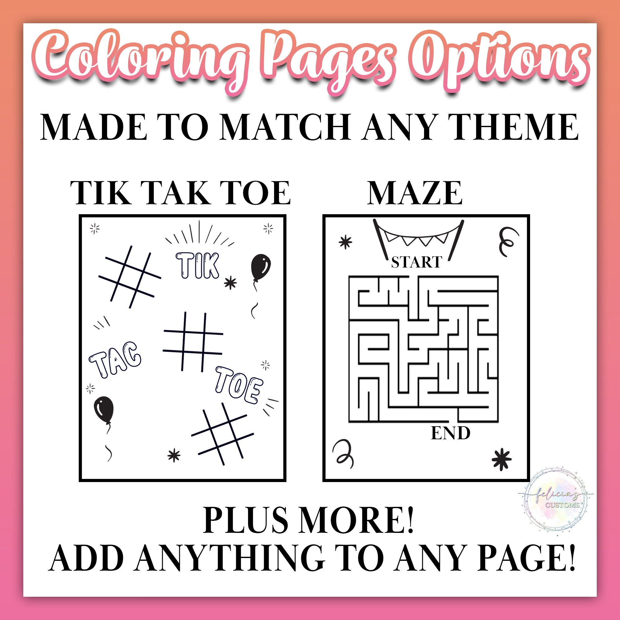 Custom Coloring Book Personalized Printed and Shipped - Etsy
