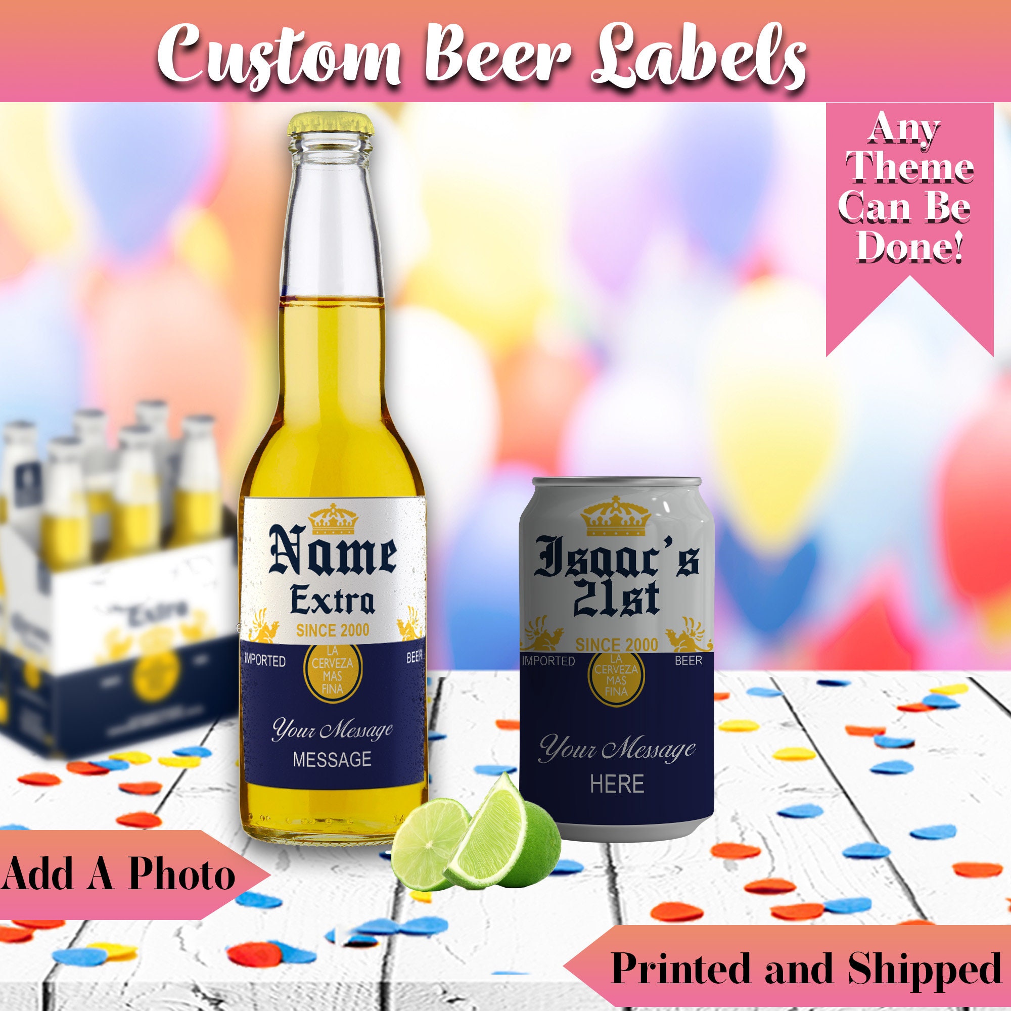 Corona Extra Bottle Label