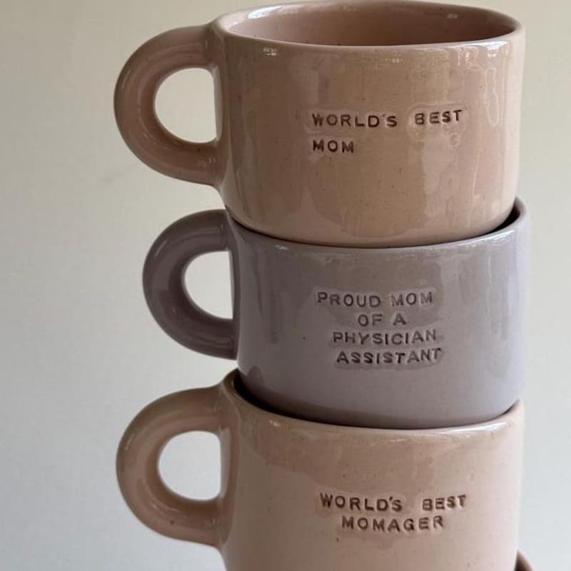 Pottery Mugs for Mom - Etsy