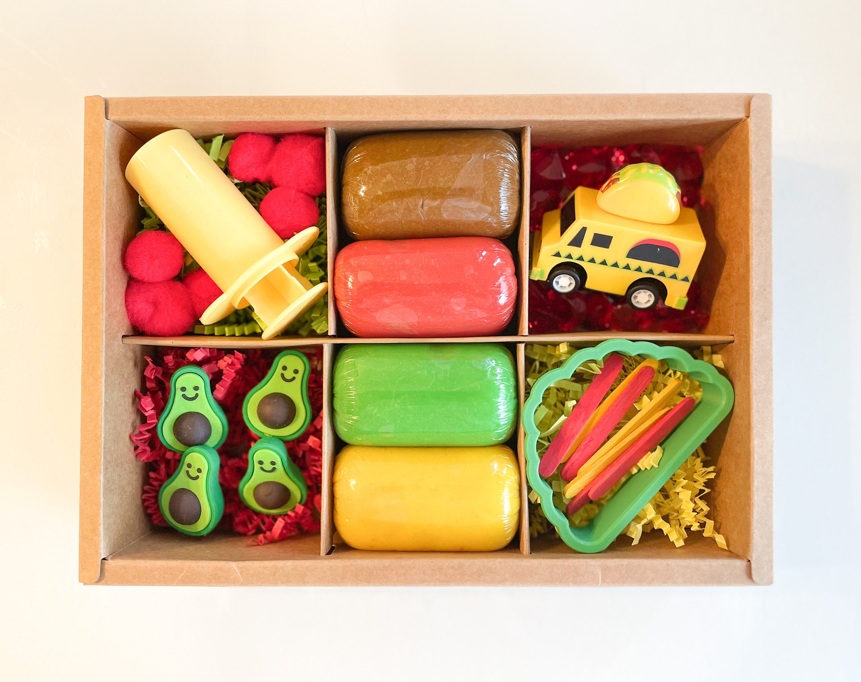 Taco Playdough Kit - Etsy UK