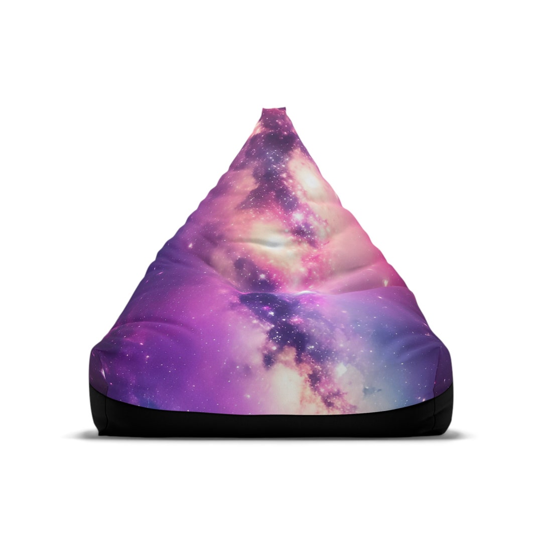 Galaxy Bean Bag Chair Cover Solar System Stars Intergalactic Design ...