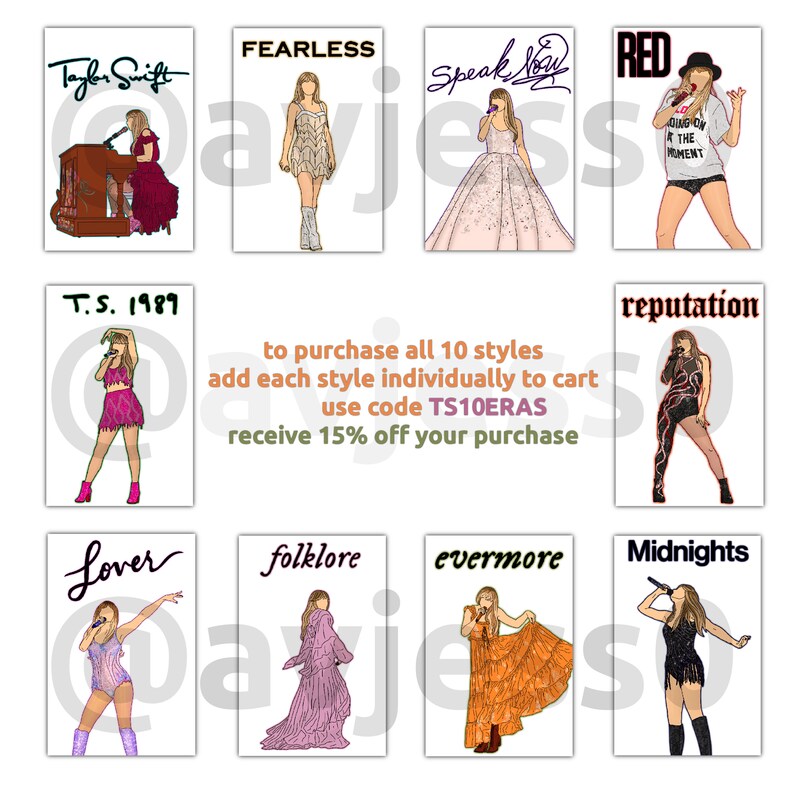 Taylor Swift the Eras Tour Debut Night Outfits Digital - Etsy Israel