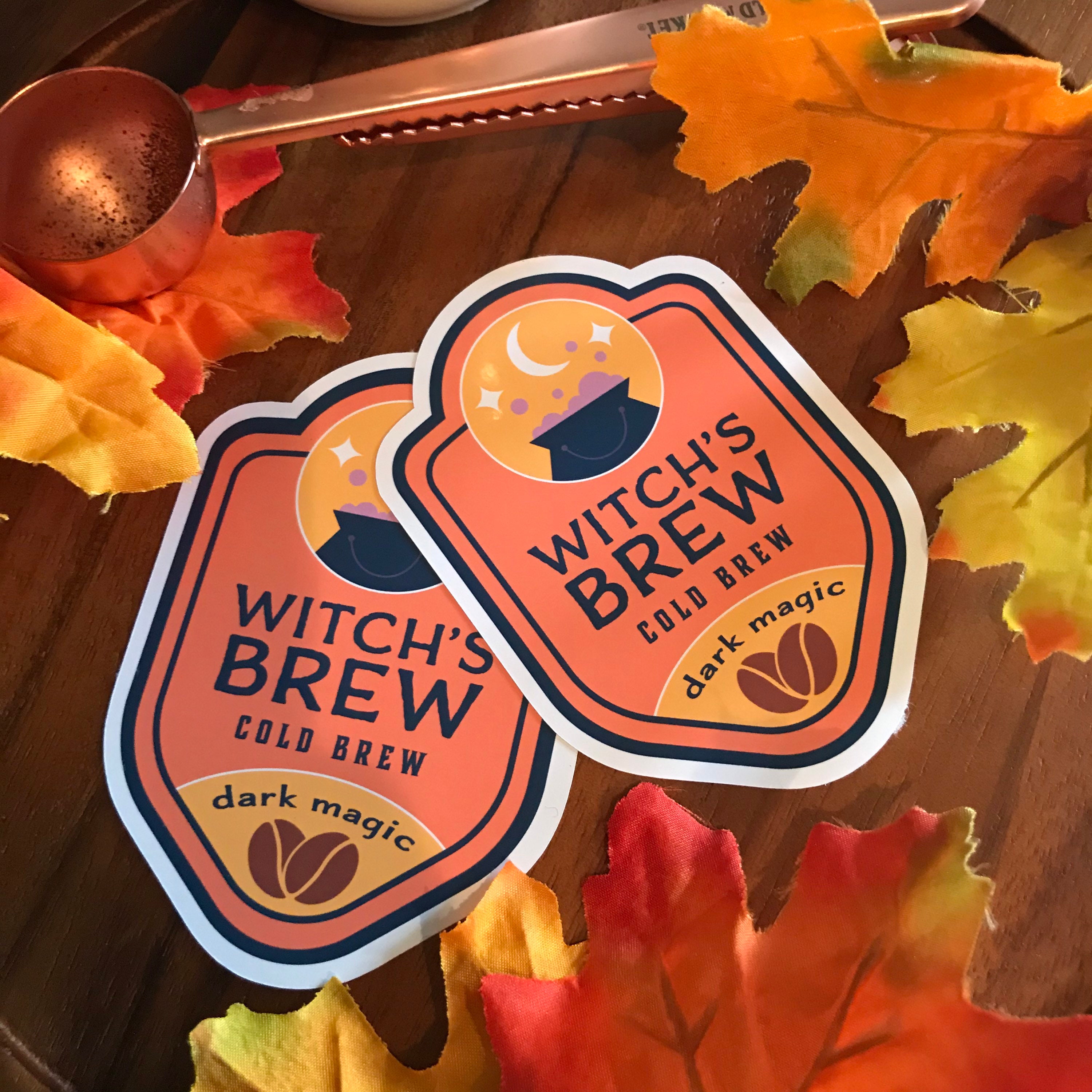 Spooky Brew Beer and Coffee-inspired Sticker Set - Etsy