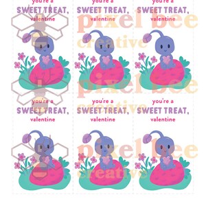 Pikmin Printable Valentine Cards-4 Illustrated Designs - Etsy