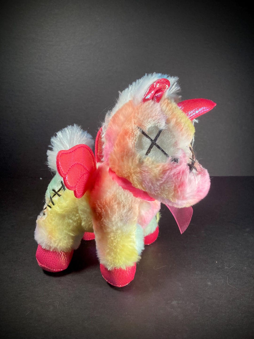 Adorable Pegasus Unicorn Bloody Buddy, Horror Stuffie, Creepy Stuffed ...