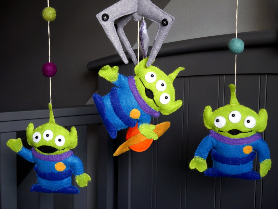 Toy Story Baby Mobile Disney Pixar Aliens Mobile Nursery Toy - Etsy