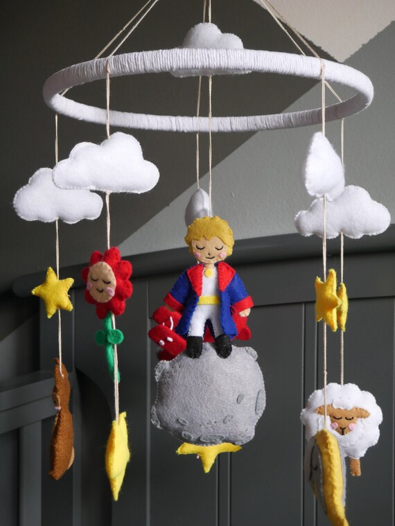 Mobiles boho hanging mobile Le petit prince fairy tale mobile fox ...
