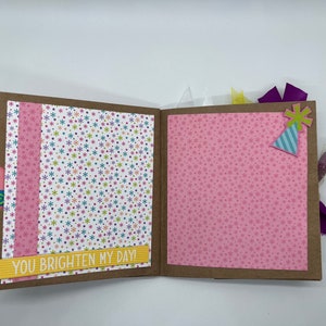 Premade Scrapbook Album BIRTHDAY Mini Paper Bag Album - Etsy
