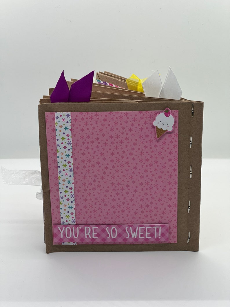 Premade Scrapbook Album BIRTHDAY Mini Paper Bag Album - Etsy