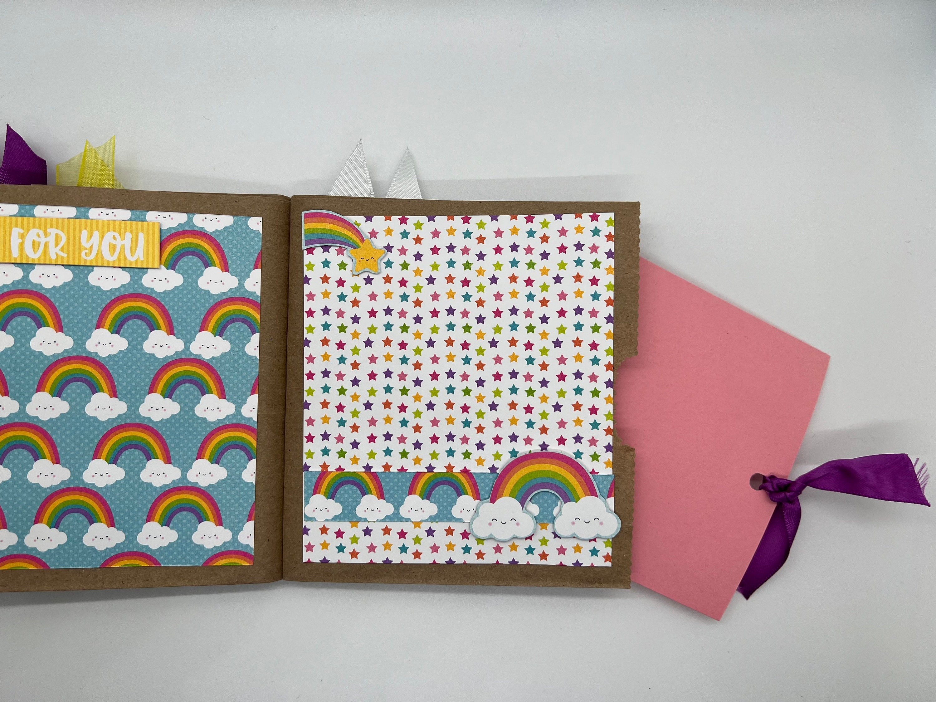 Premade Scrapbook Album BIRTHDAY Mini Paper Bag Album - Etsy