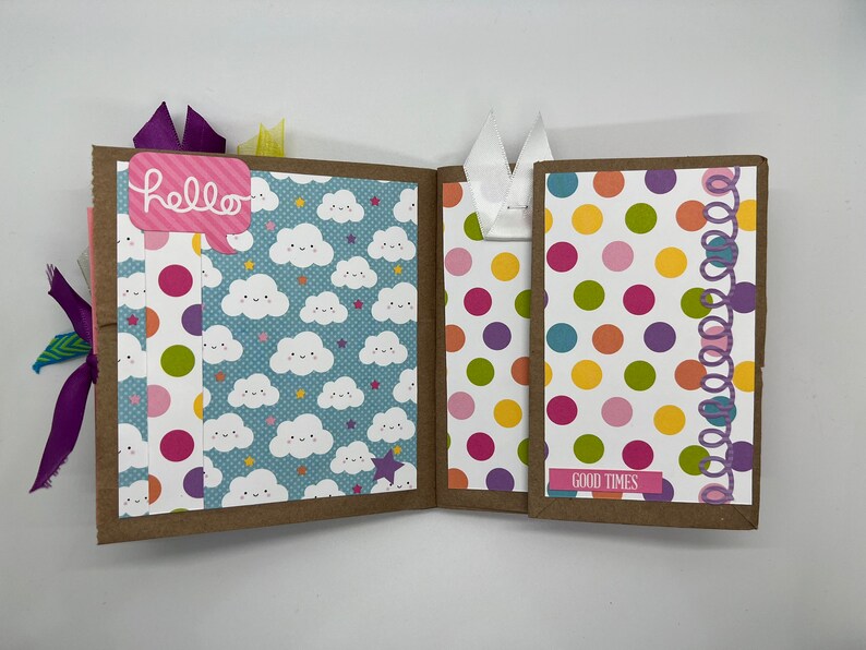 Premade Scrapbook Album BIRTHDAY Mini Paper Bag Album - Etsy