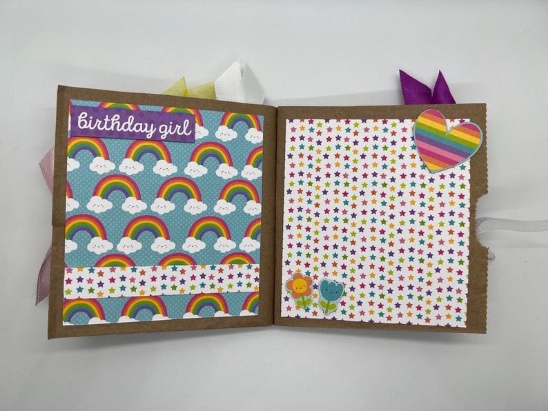 Premade Scrapbook Album BIRTHDAY Mini Paper Bag Album - Etsy