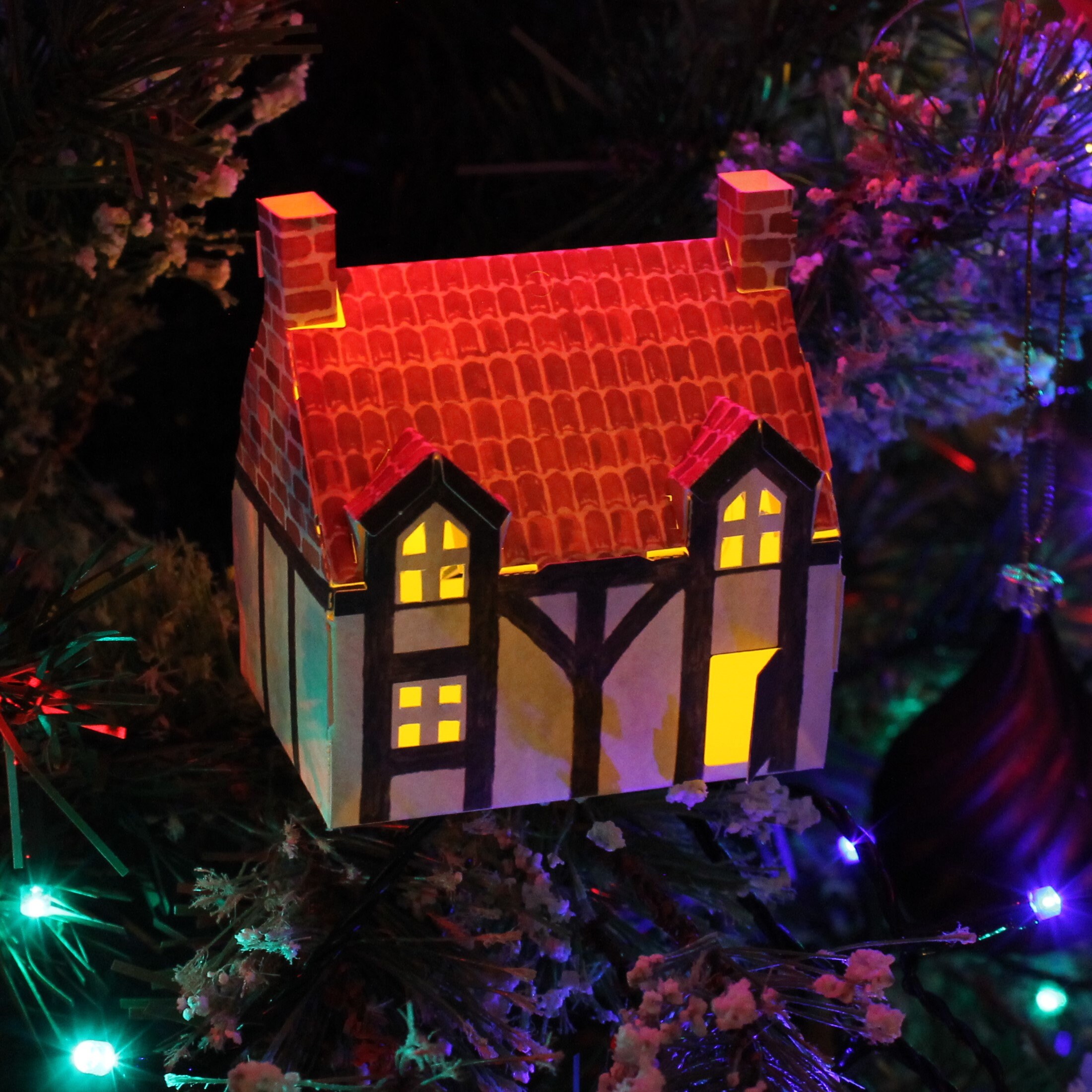 Make Your Own Four Houses Craft Kit - Retro Decoration - Etsy