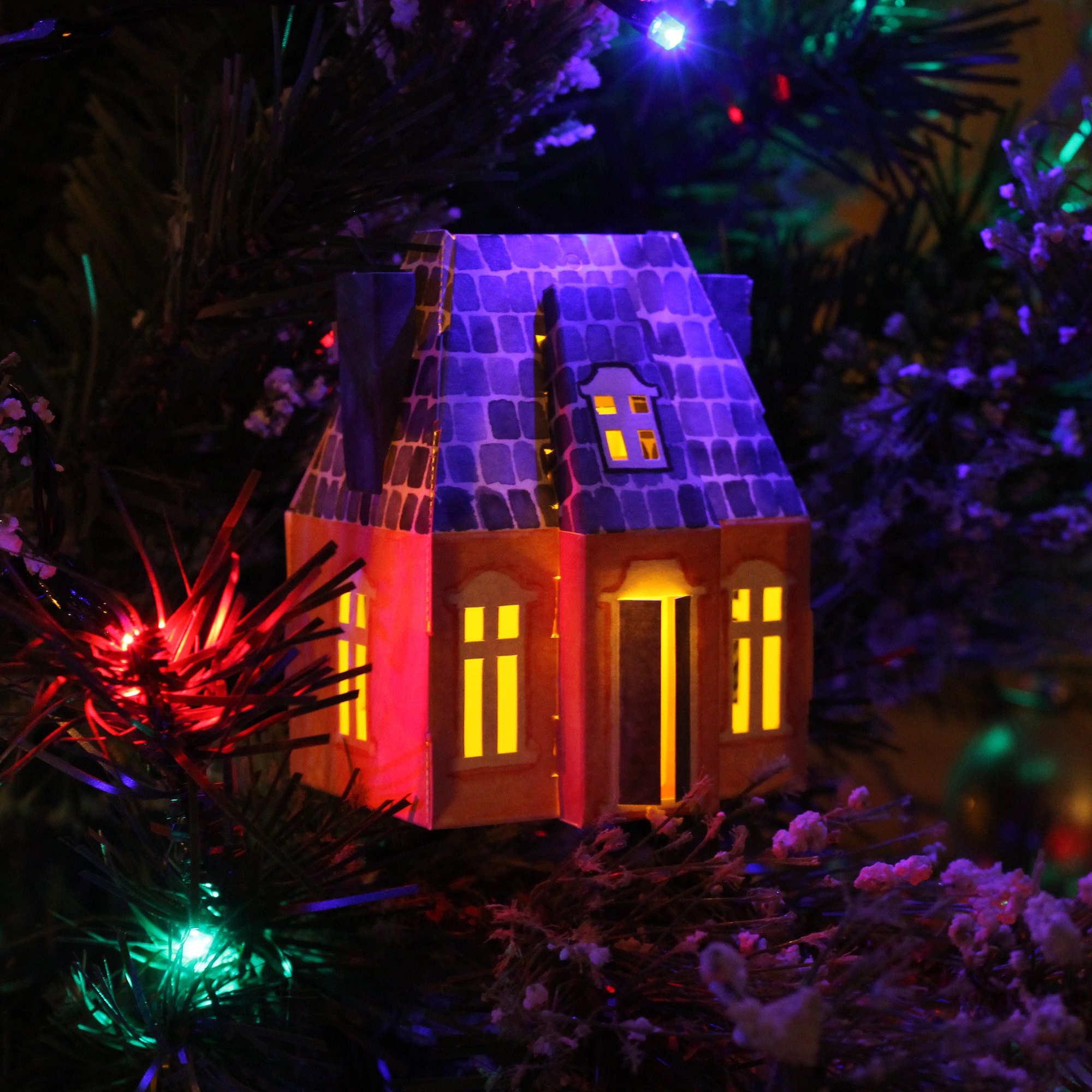 Make Your Own Four Houses Craft Kit Retro Decoration NOW ON | Etsy