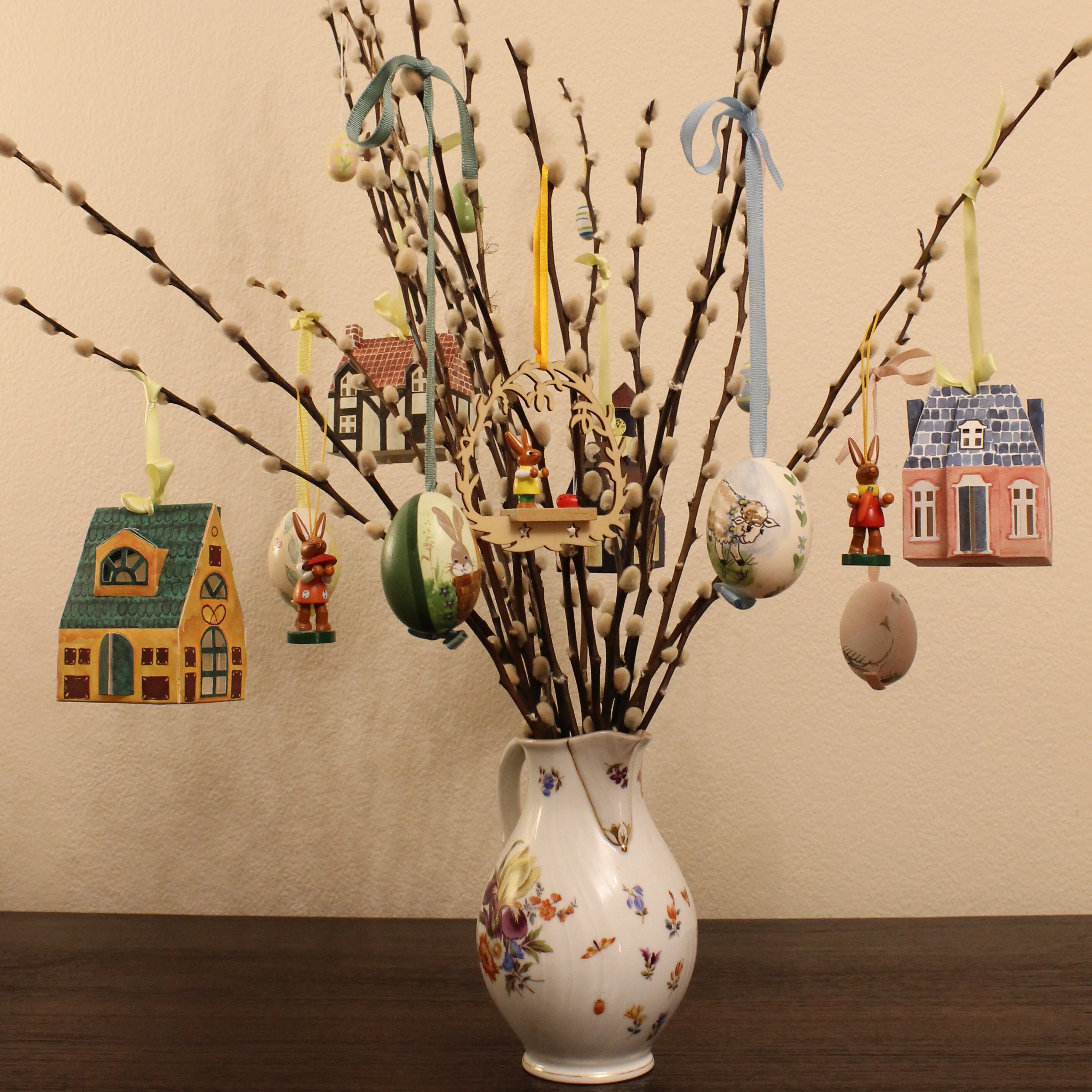 Make Your Own Four Houses Craft Kit Retro Decoration NOW ON | Etsy