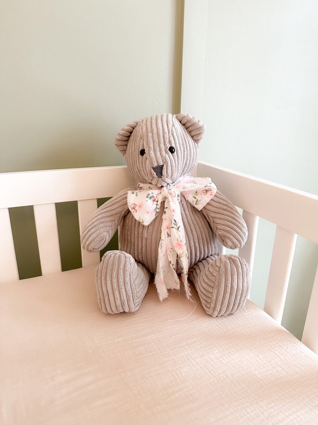 Handmade Teddy Bear, Custom Teddy Bear, Baby Shower Gift, Holiday Gift ...