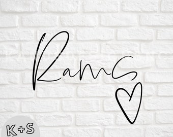 Lady Rams Svg Rams Basketball Svg Basketball Svg SVG DXF - Etsy