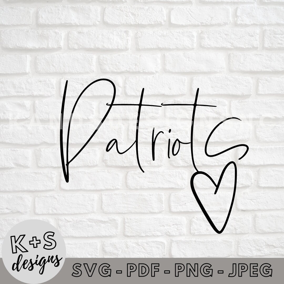 Patriots SVG, Digital Cut File, Cricut Svg, Cameo Svg, High School ...