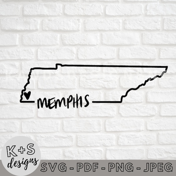 Memphis Tn Svg - Etsy