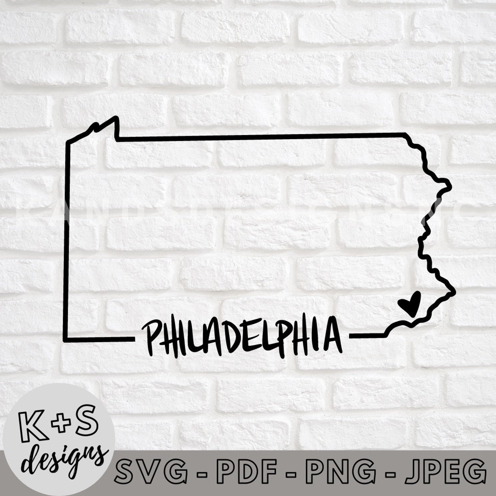 Philadelphia PA SVG Digital Cut File Cricut Svg Cameo Svg - Etsy
