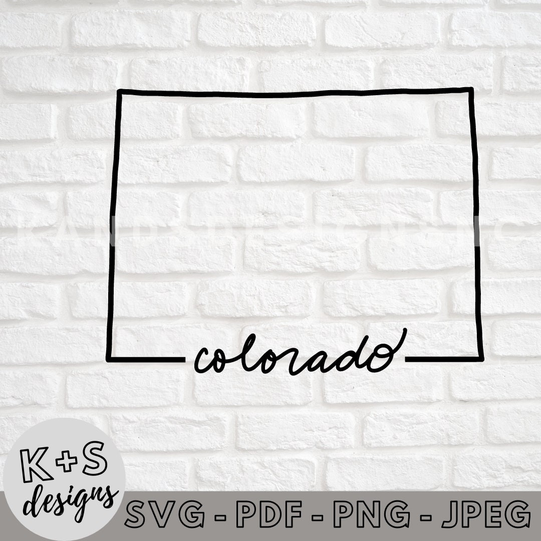 Colorado SVG Digital Cut File Cricut Svg Cameo Svg Svg - Etsy