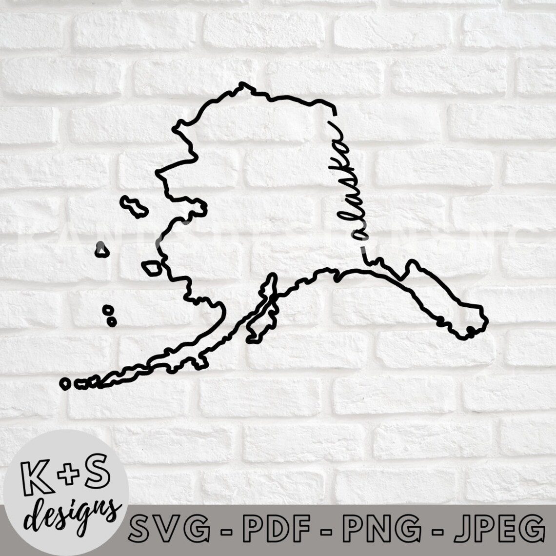 Alaska SVG Digital Cut File Cricut Svg Cameo Svg Svg - Etsy