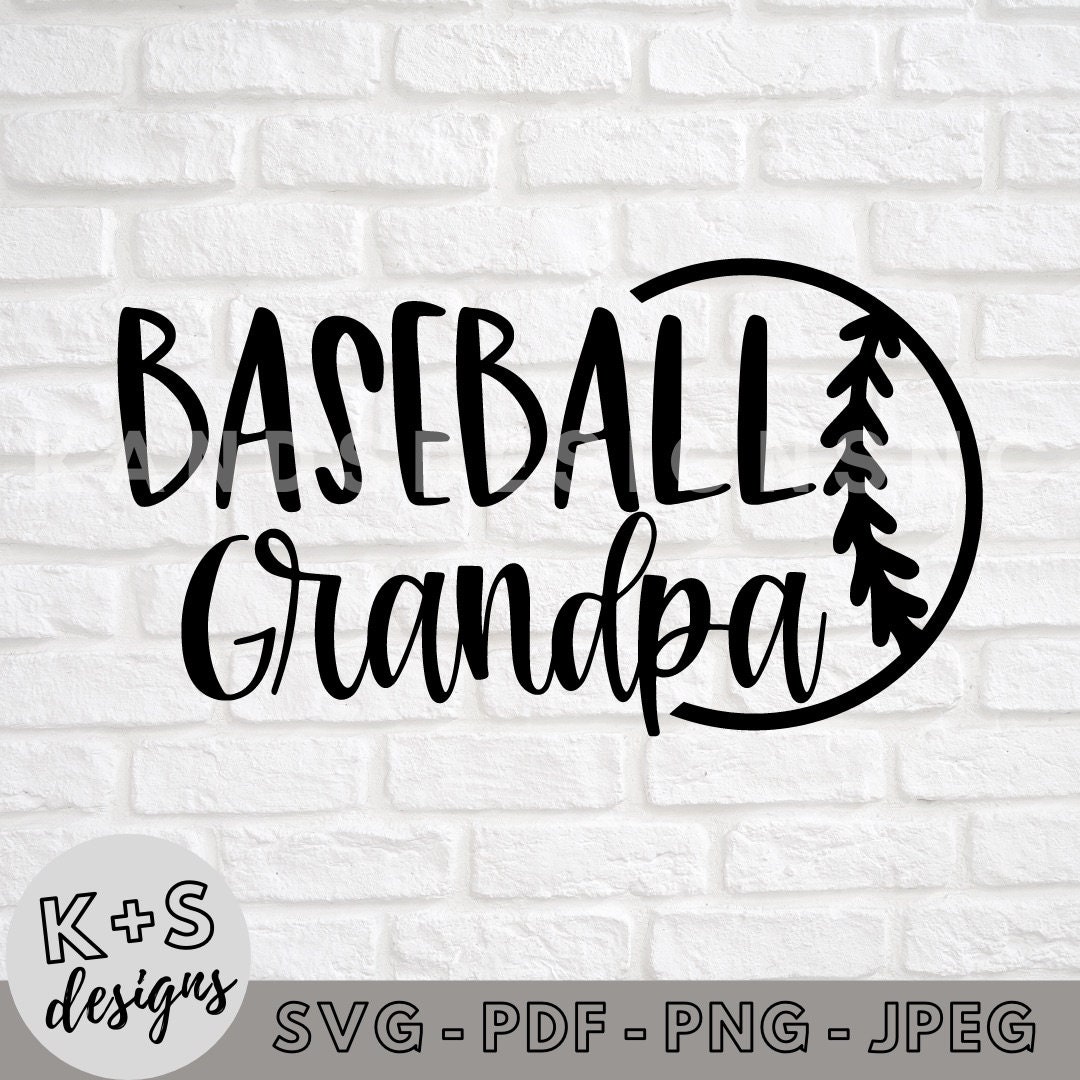Baseball Grandpa SVG, Digital Cut File, Cricut Svg, Cameo Svg, Sports ...