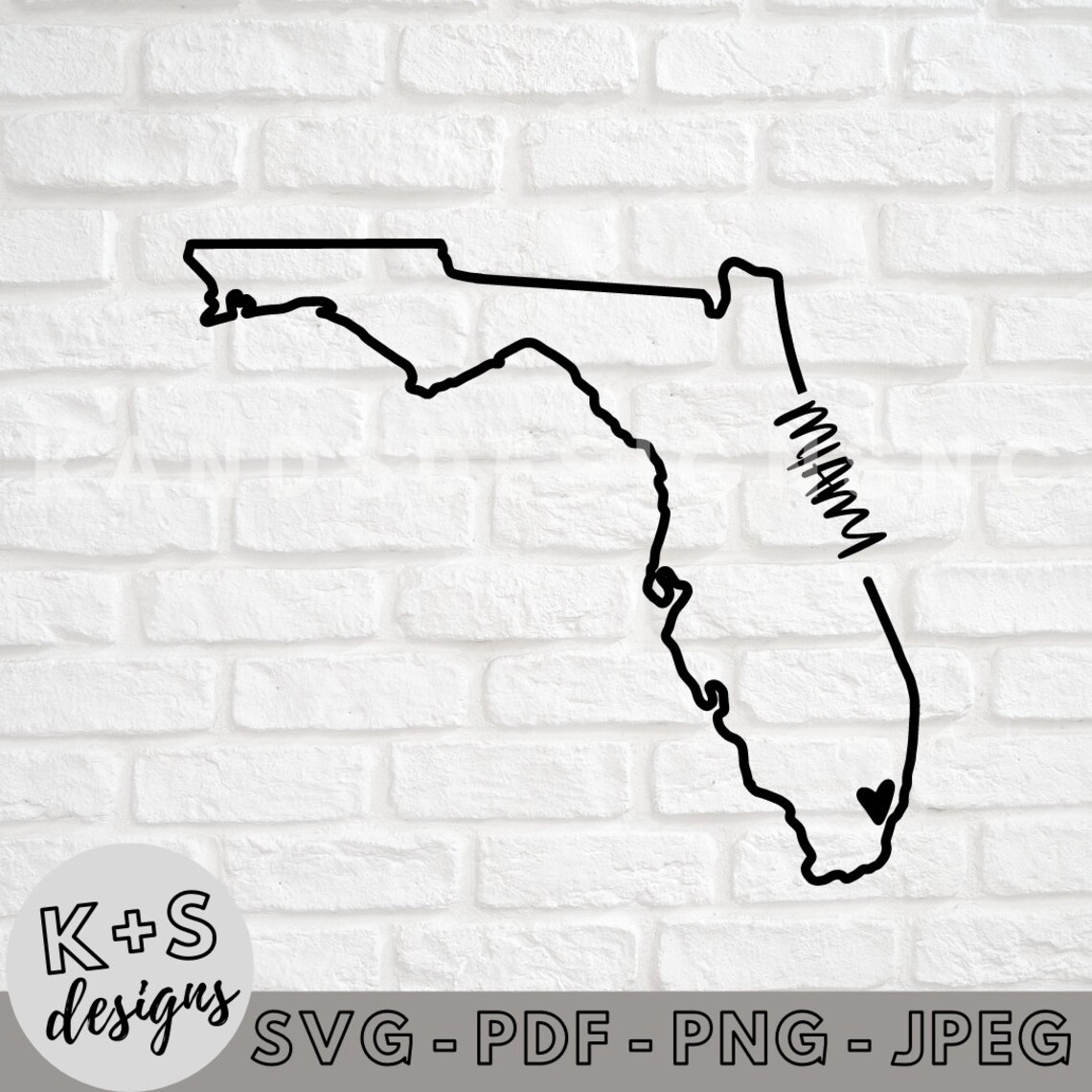 Miami FL SVG Digital Cut File Cricut Svg Cameo Svg Svg - Etsy